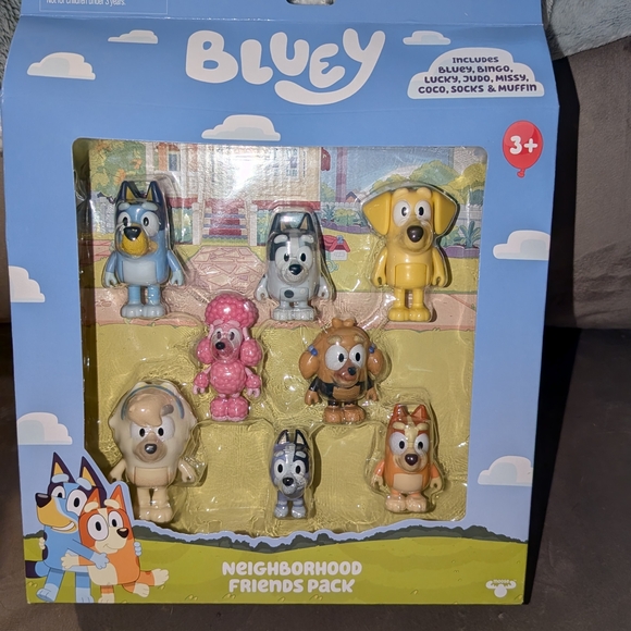 Bluey | Toys | Bluey Neighborhood Friends Pack Action Figures | Poshmark
